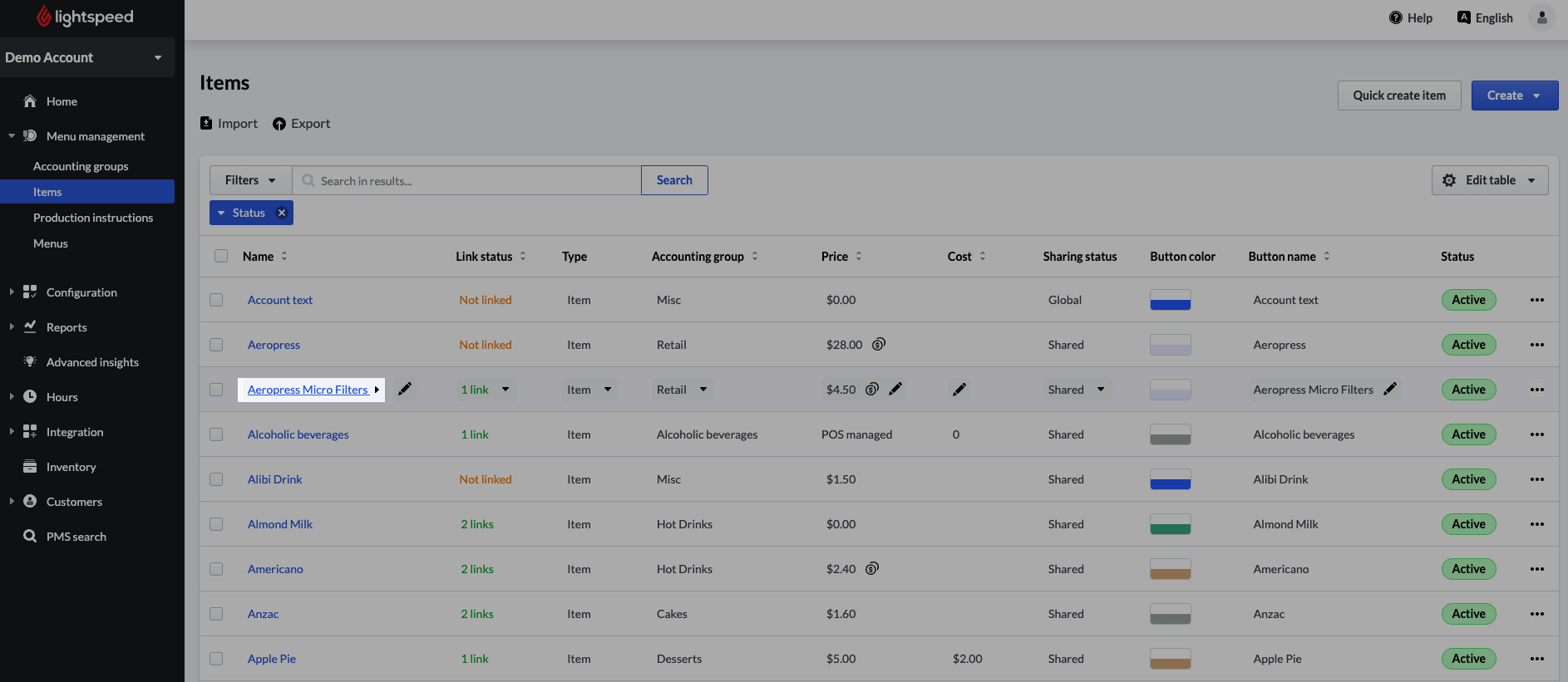 Modifying combos – Lightspeed Restaurant (K-Series)