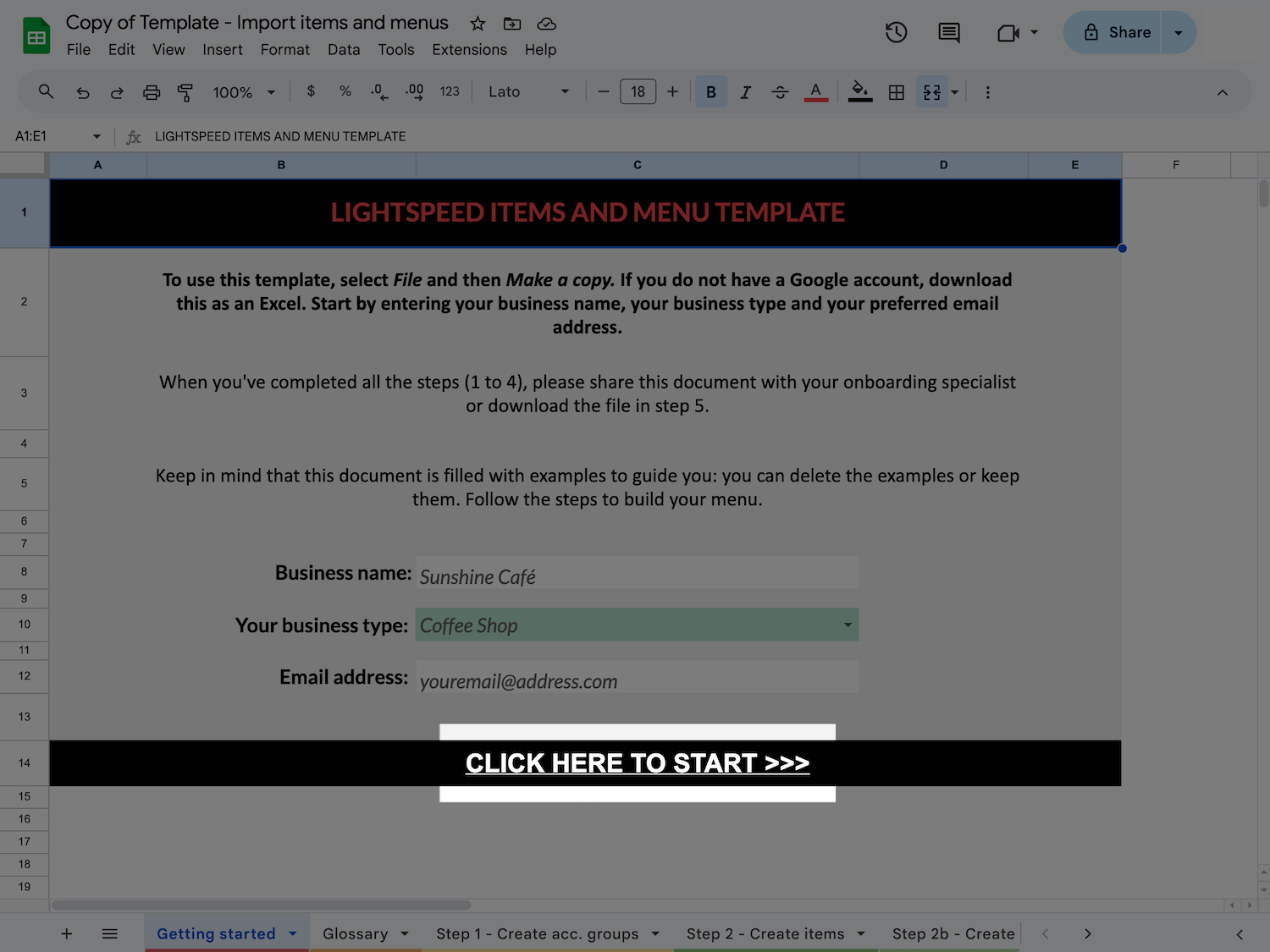 Importing and exporting items in bulk – Lightspeed Restaurant (K-Series)